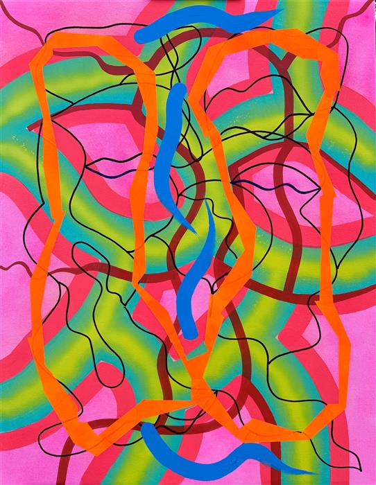 Big Green Series # 7 by Russell Jacobs - acrylic painting | UGallery