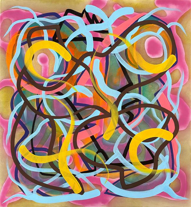 Big Green Series # 5 by Russell Jacobs - acrylic painting | UGallery