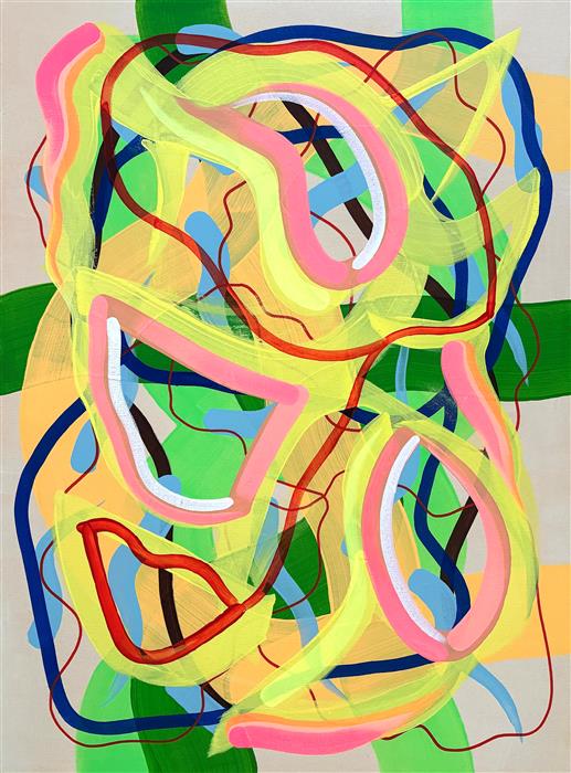 Big Green Series # 11 by Russell Jacobs - acrylic painting | UGallery