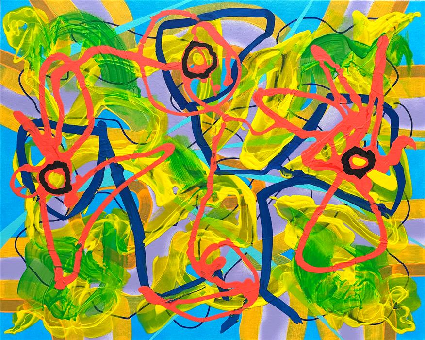 Big Green Series # 6 by Russell Jacobs - acrylic painting | UGallery