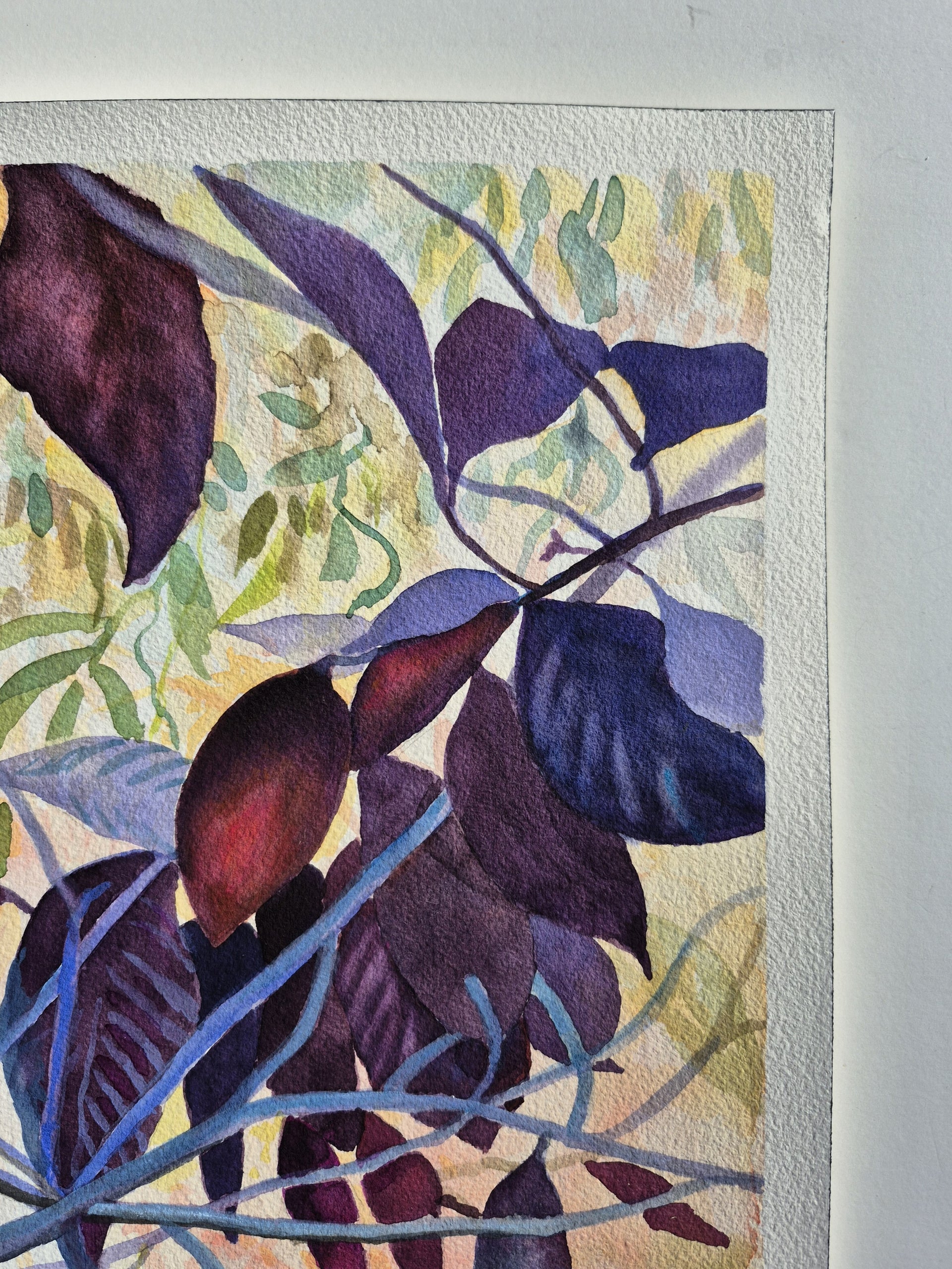 The Garden's Upper Story by Catherine McCargar - watercolor painting ...