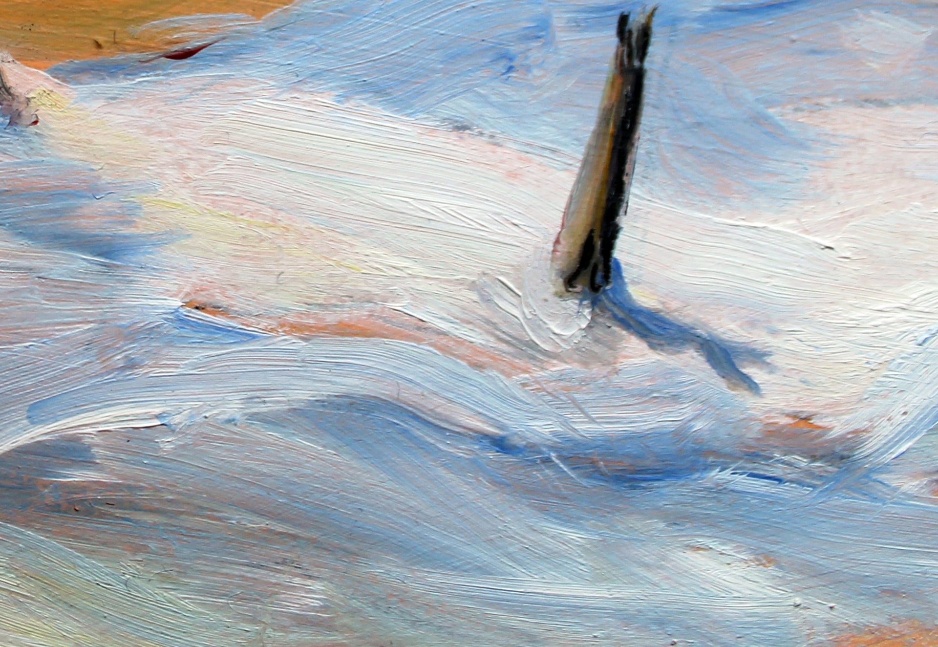 Winter Light, St Lawrence County, New York by Doug Cosbie - oil ...