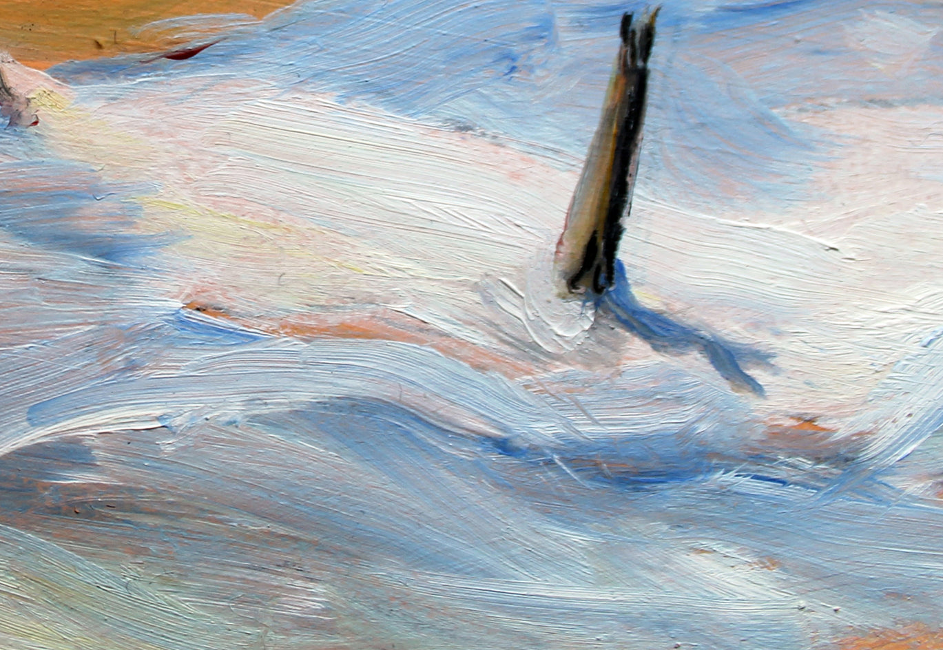 Winter Light, St Lawrence County, New York by Doug Cosbie - oil ...