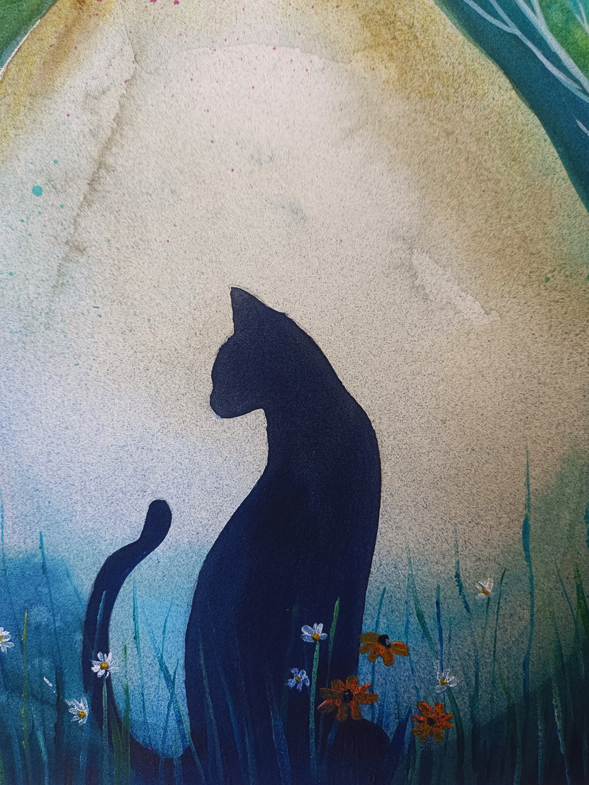 Night Knows the Way by Evgenia Smirnova - mixed media artwork | UGallery