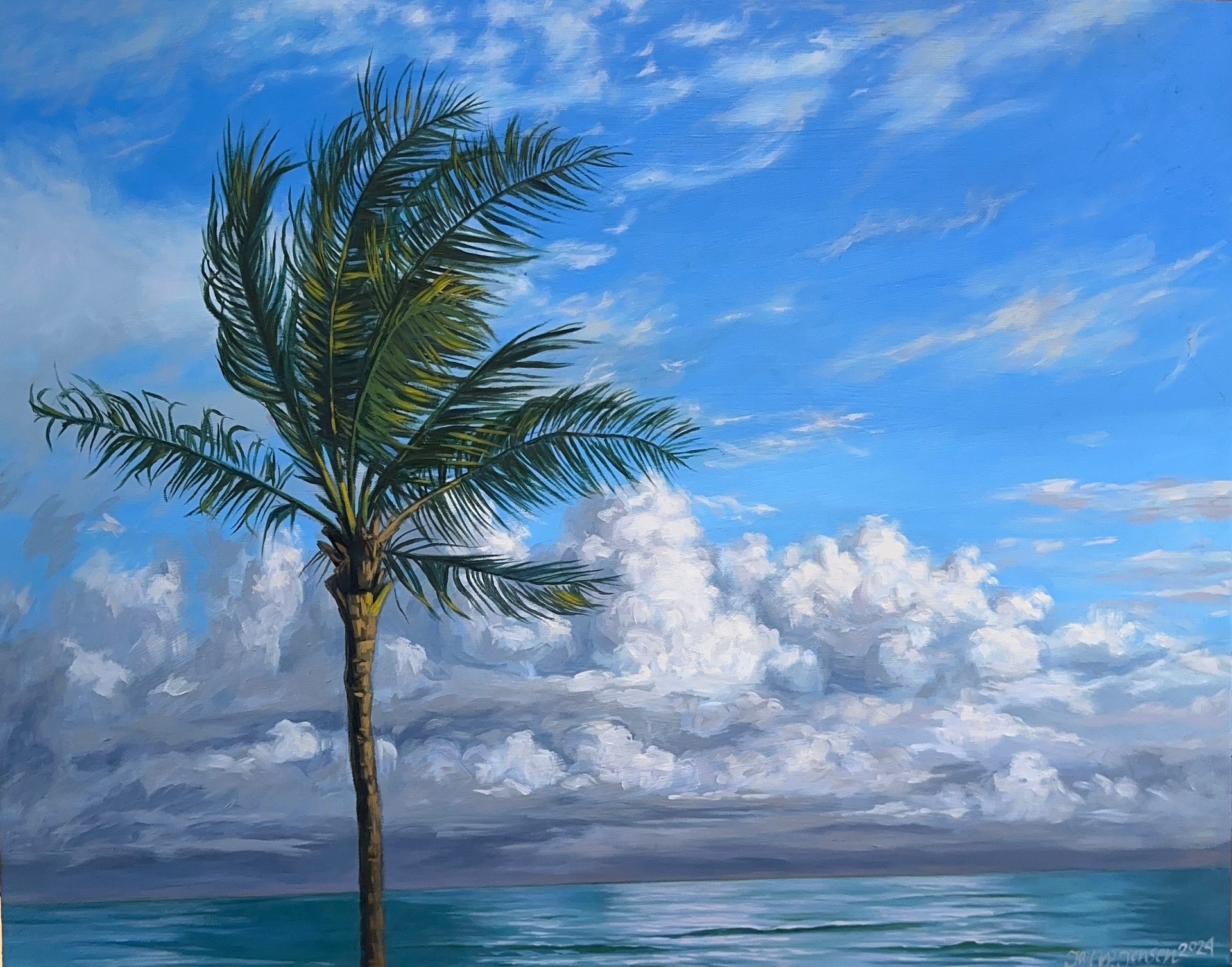 Caribbean Sky by Jay Jensen - oil painting | UGallery