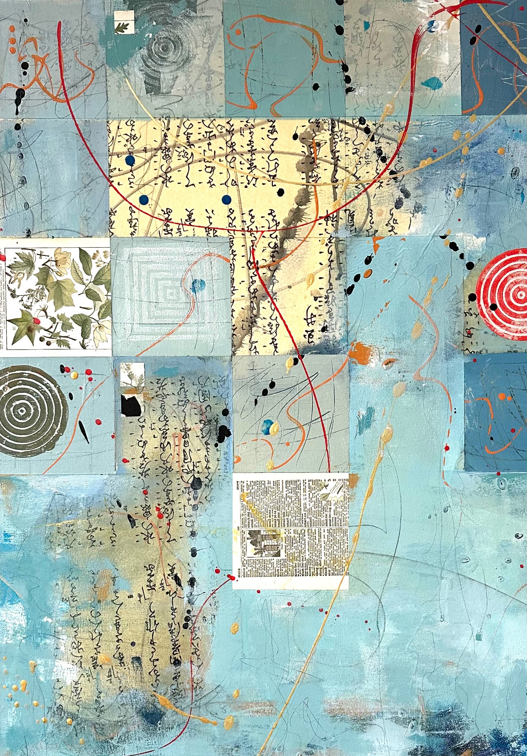 Small Talk by Linda Shaffer - mixed media artwork | UGallery