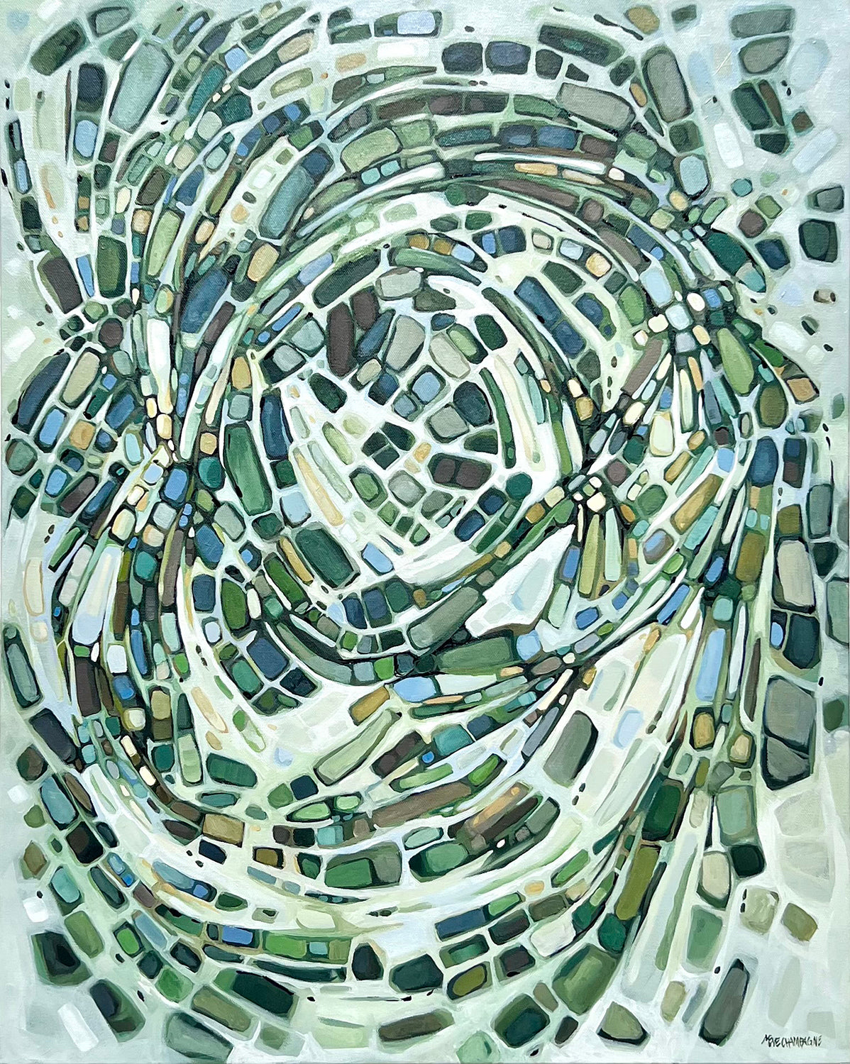 Into the Deep by Marie-Eve Champagne - acrylic painting | UGallery