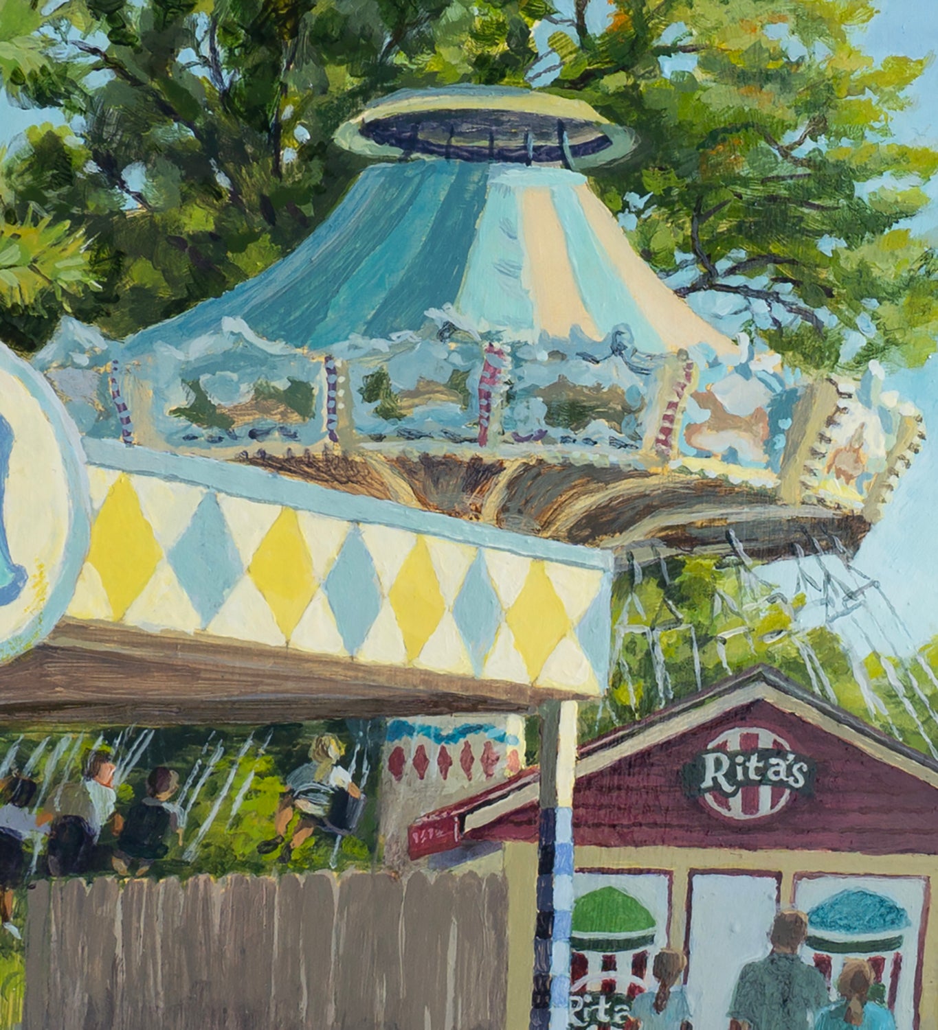 From the Face Paint Stand by Mary Beatty-Brooks - acrylic painting ...
