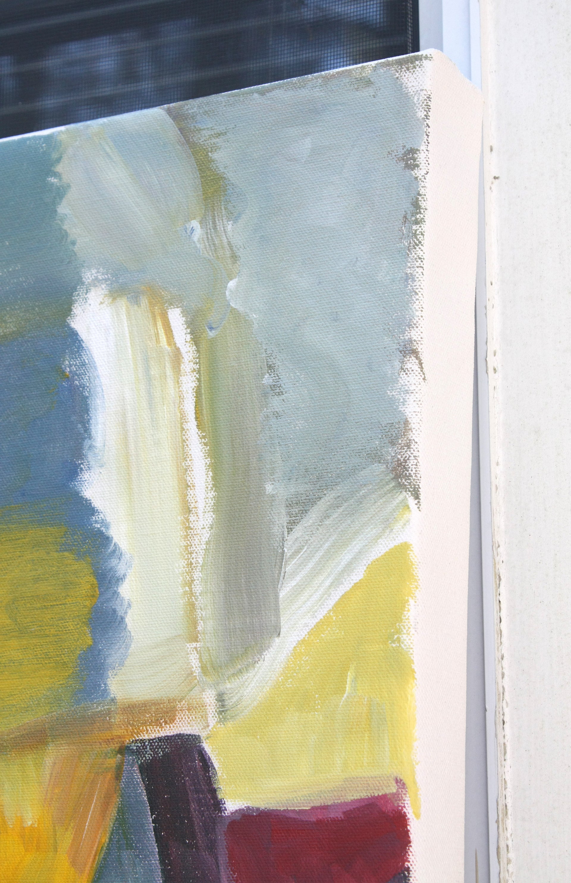 Composition with Shapes by Robert Hofherr - acrylic painting | UGallery