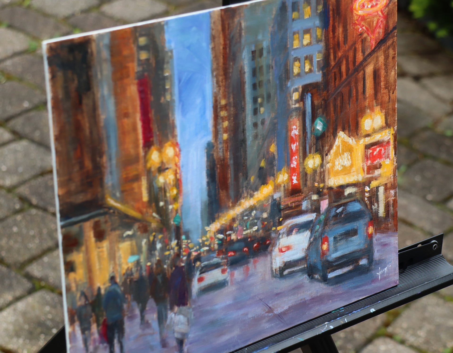 The Loop by Yangzi Xu - oil painting | UGallery