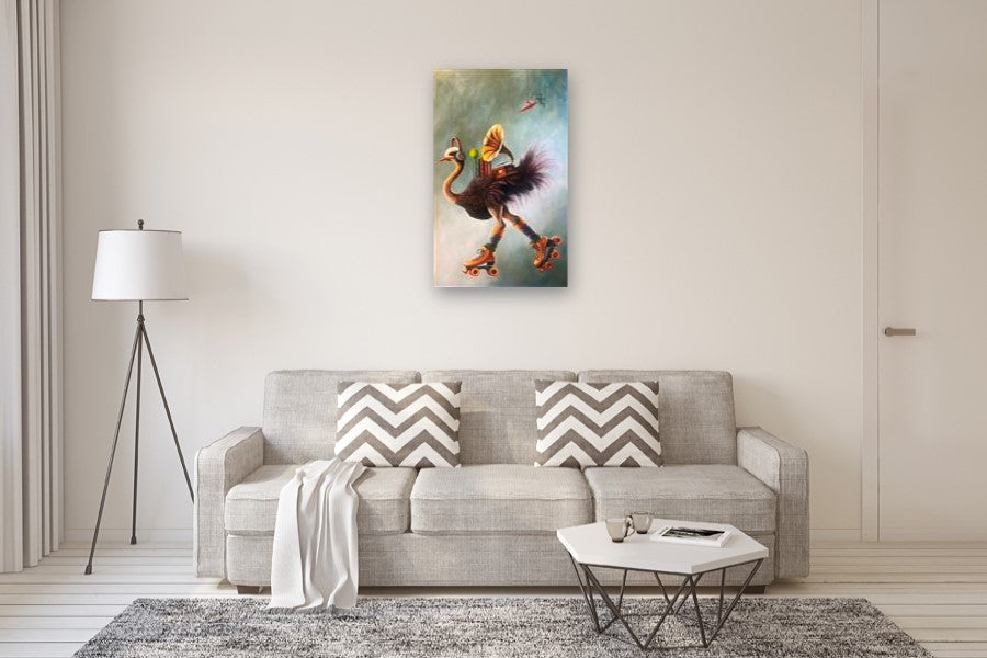 The Slow Ride of Millie Tinker by Diane Flick - oil painting | UGallery
