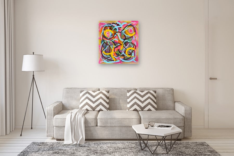 Big Green Series # 5 by Russell Jacobs - acrylic painting | UGallery