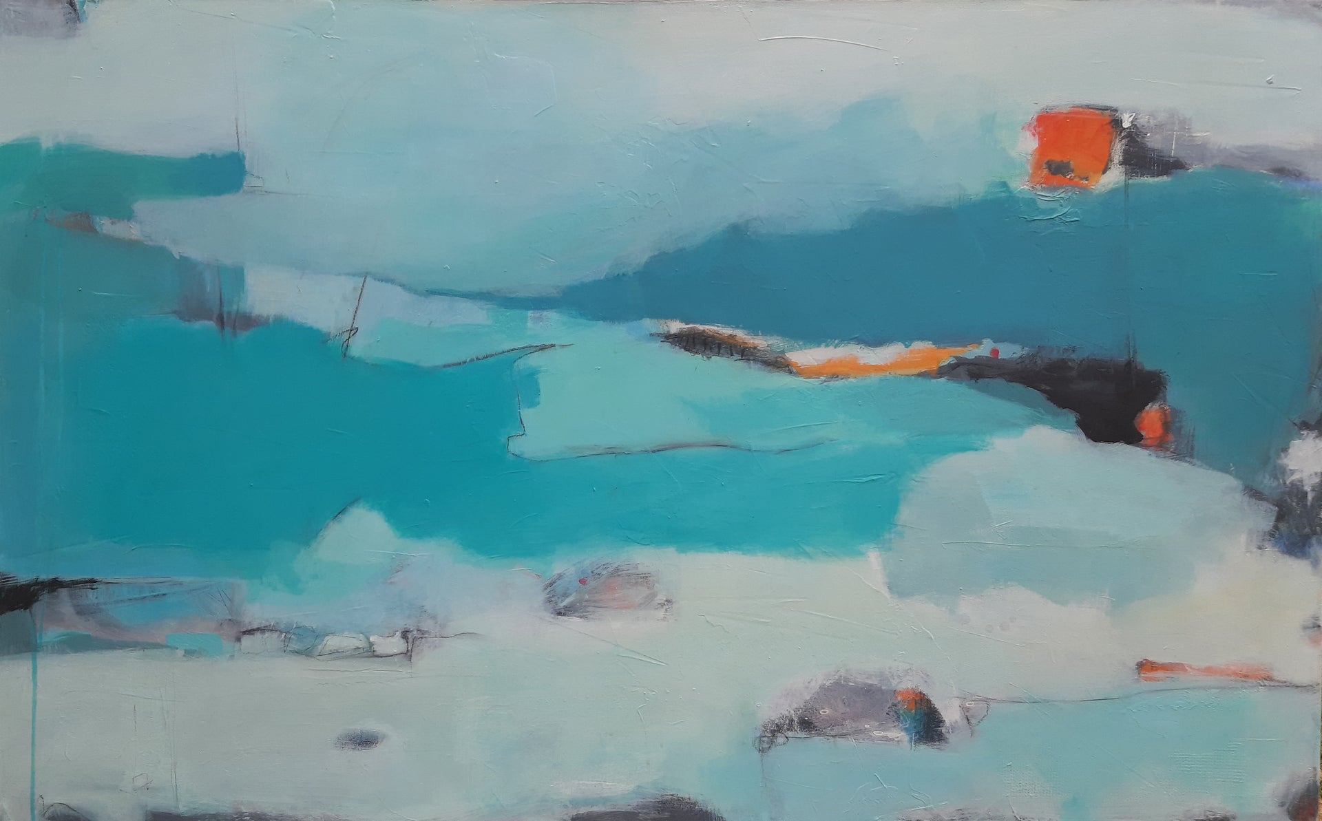 Substrate by Dorothy Gaziano - acrylic painting | UGallery