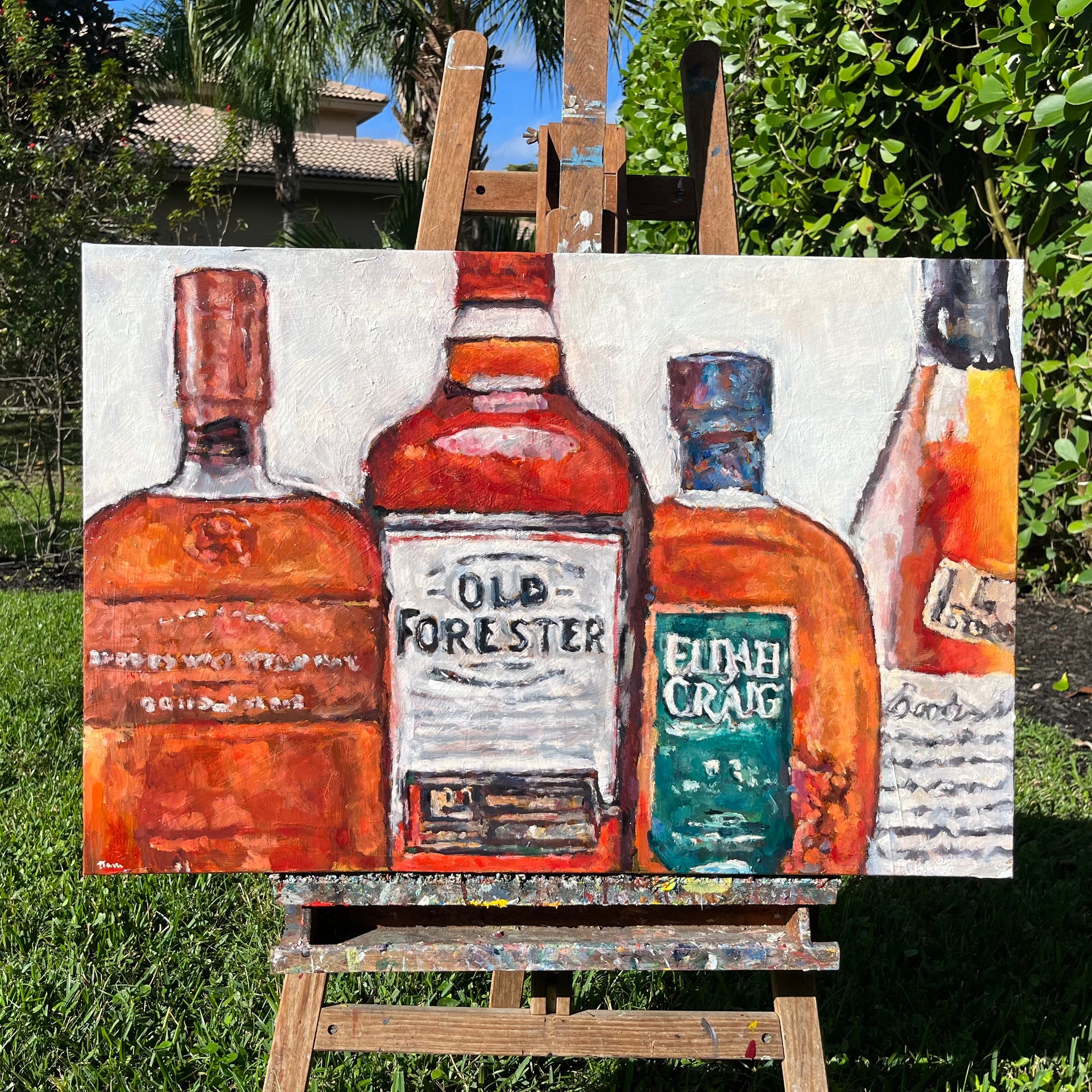 The Lineup by Nava Lundy - acrylic painting | UGallery