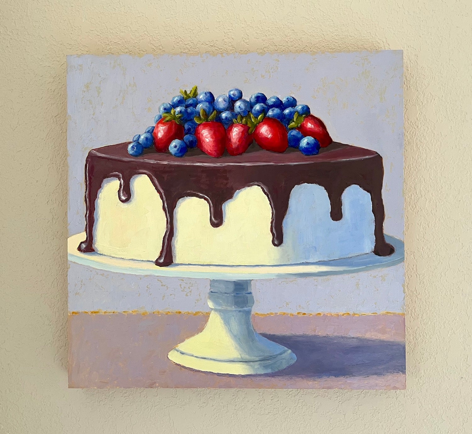 Topped with Berries by Pat Doherty - oil painting | UGallery