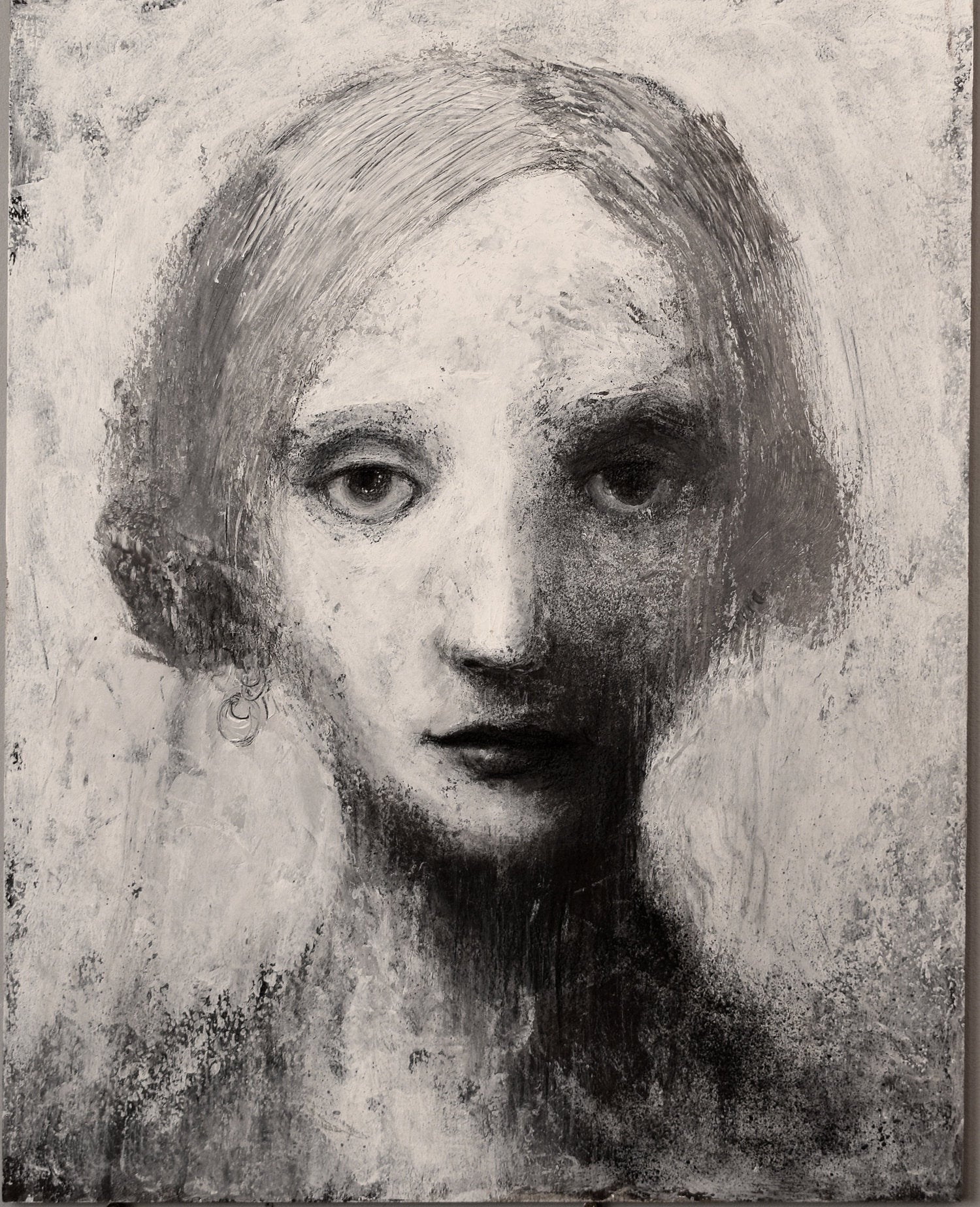 Woman Portrait by Krzysztof Iwin - acrylic painting | UGallery