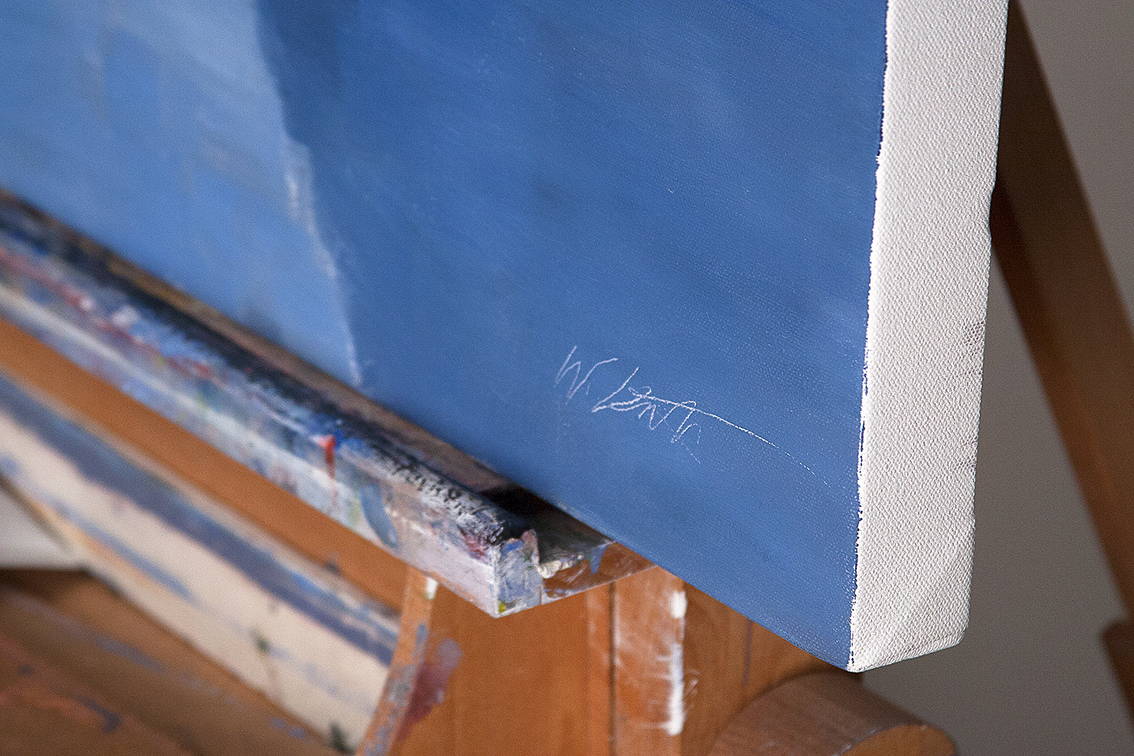 Shadow Of A Strawberry Blonde In Paris by Warren Keating - oil painting ...