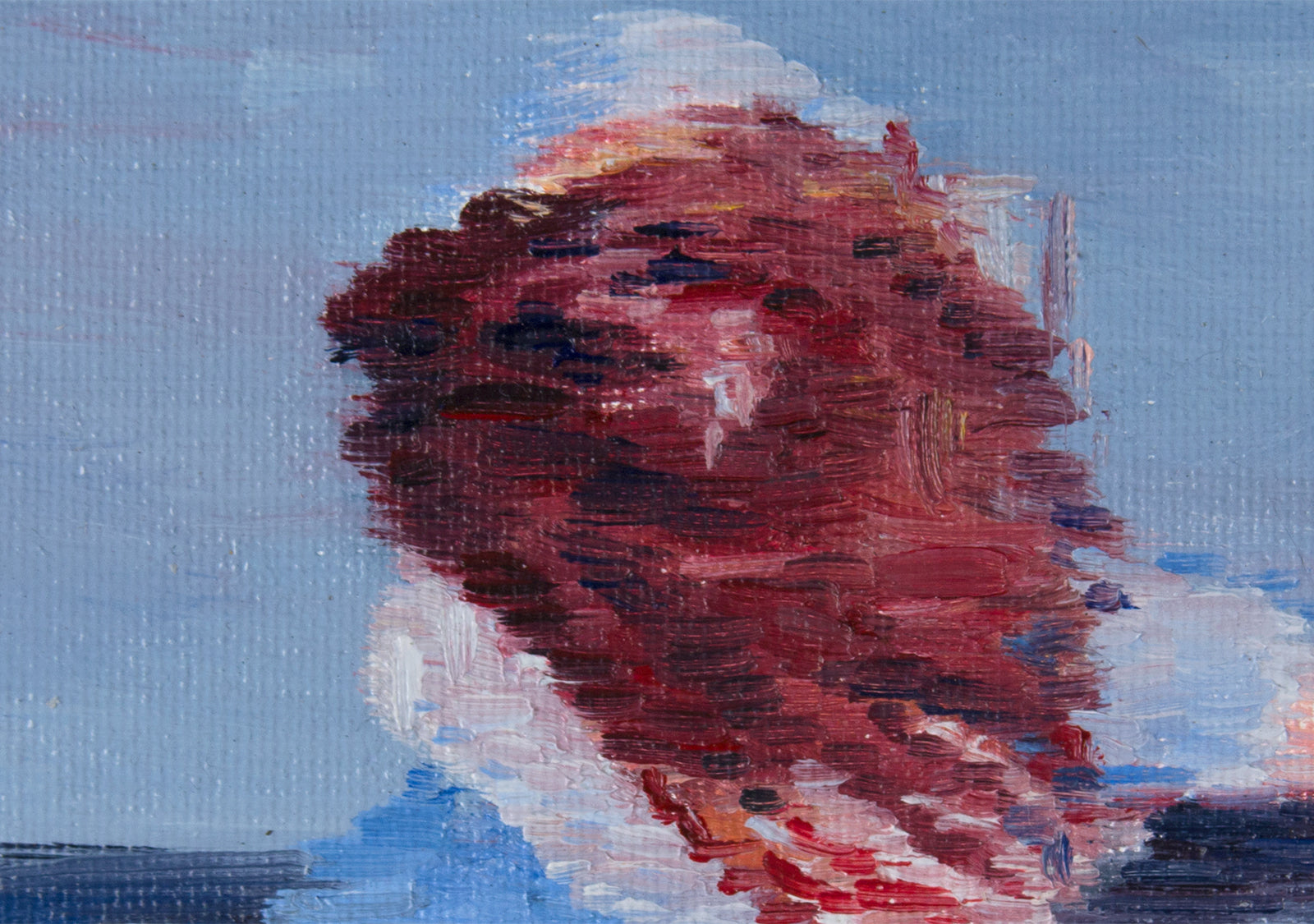 Girl Wearing Sandals at the Getty Center #4 by Warren Keating - oil ...