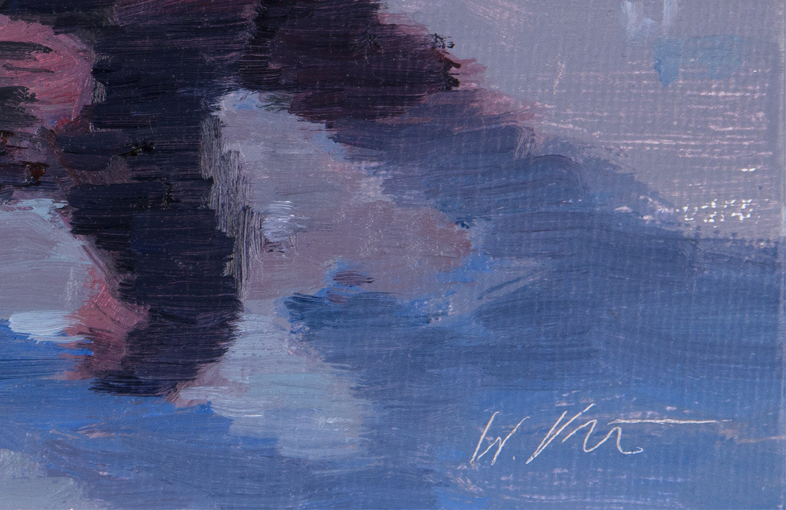 White Haired Lady in Paris by Warren Keating - oil painting | UGallery