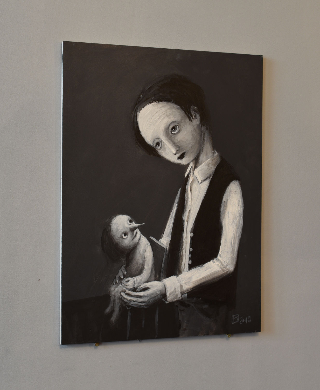 Don't be sad, it could have been worse by Krzysztof Iwin - acrylic ...