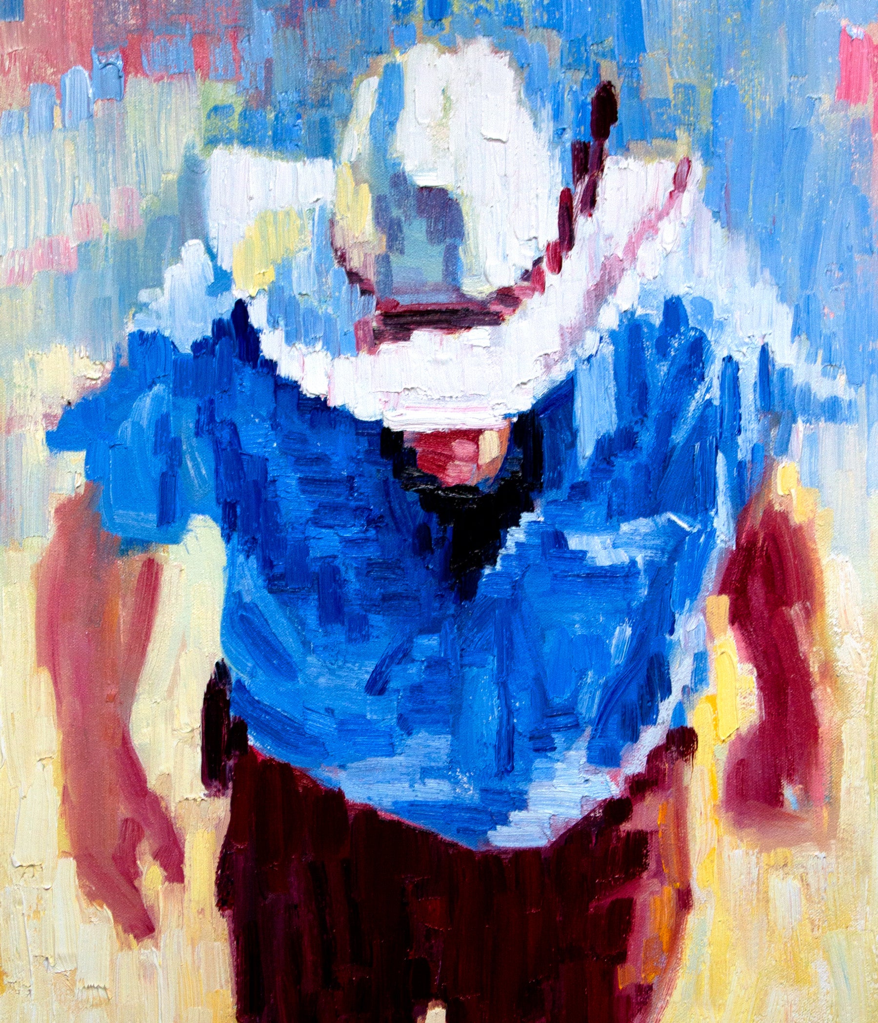 Approaching Cowboy by Warren Keating - oil painting | UGallery