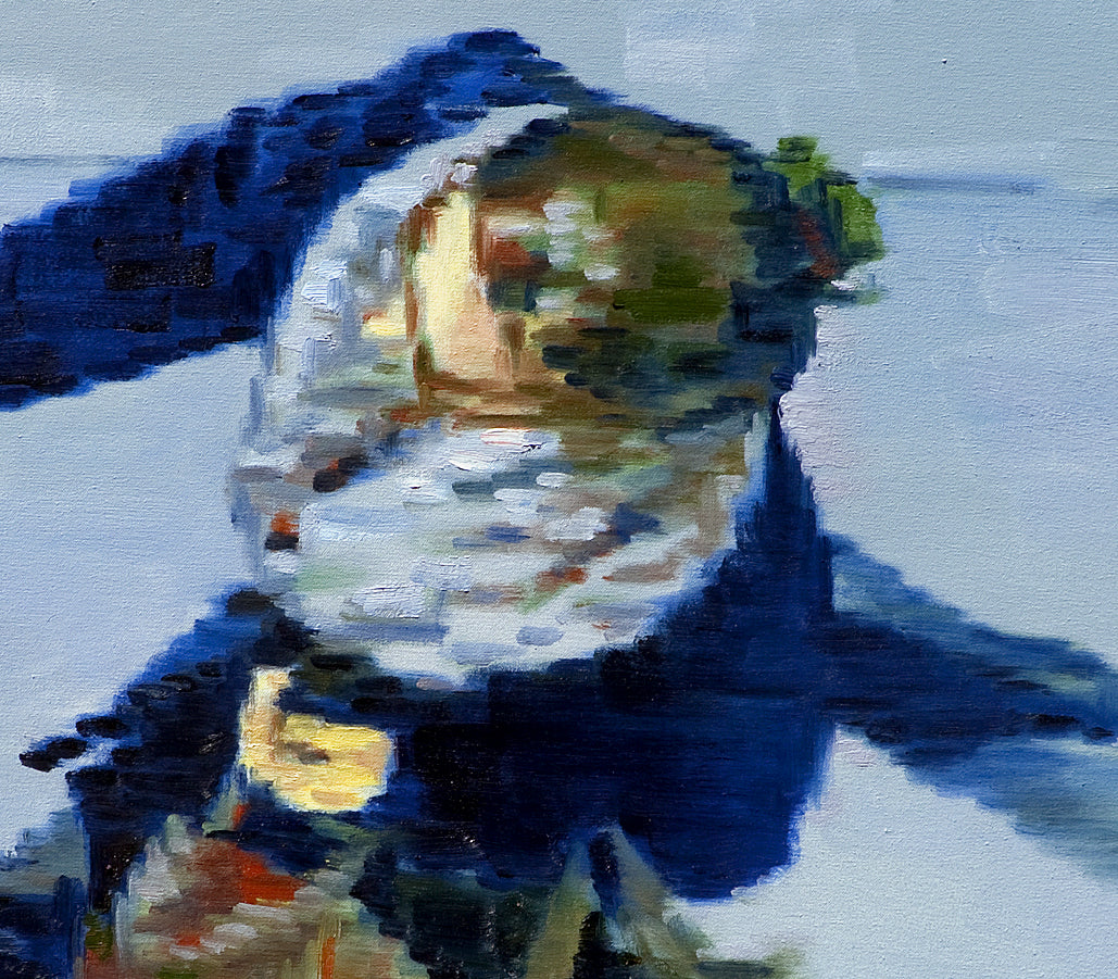 Bellhop Walking And Lady Shopping In Paris by Warren Keating - oil ...