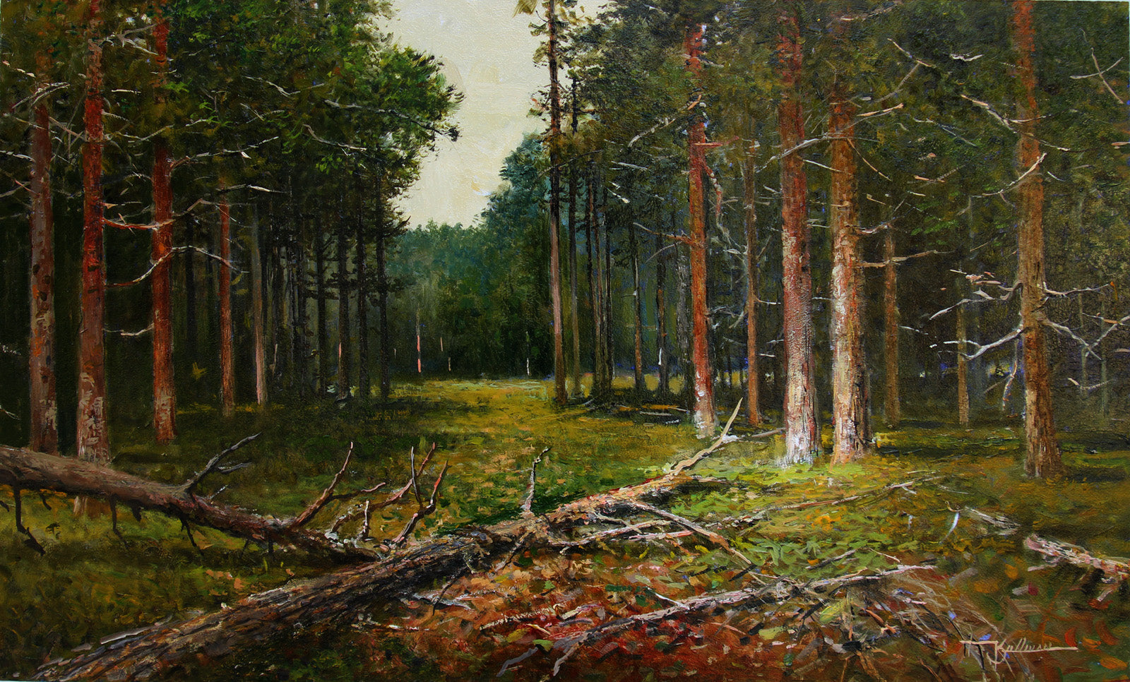 Forest Encounter by Kent Sullivan - oil painting | UGallery