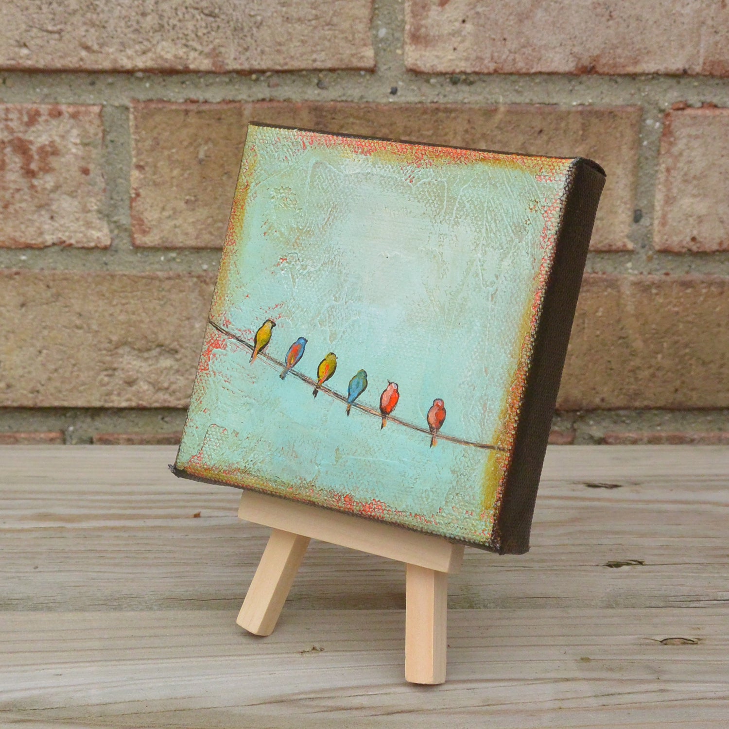 Six Coexist by Sally Adams - acrylic painting | UGallery