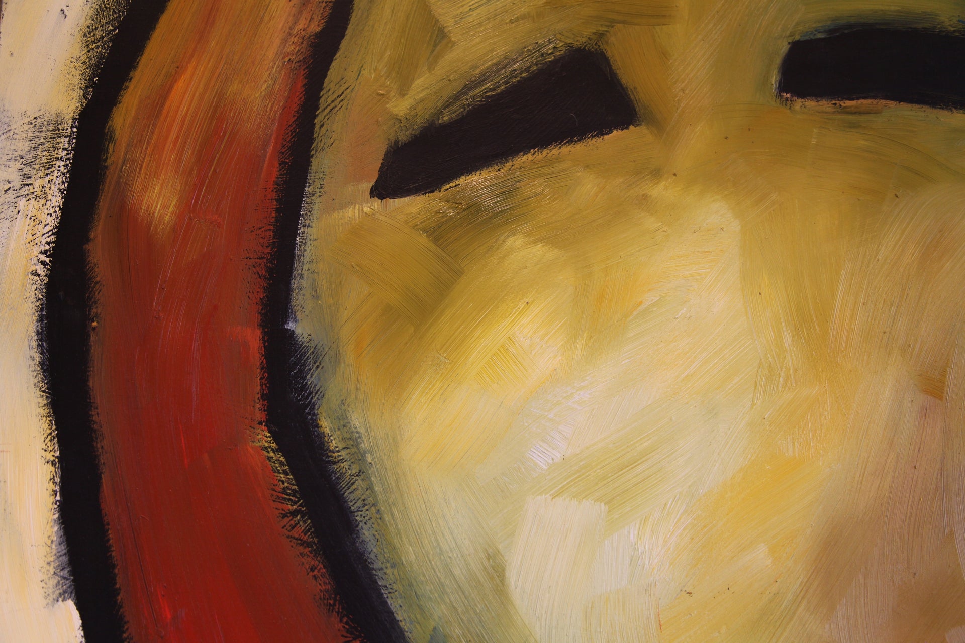 Dog Head with Ball by Jaime Ellsworth - oil painting | UGallery