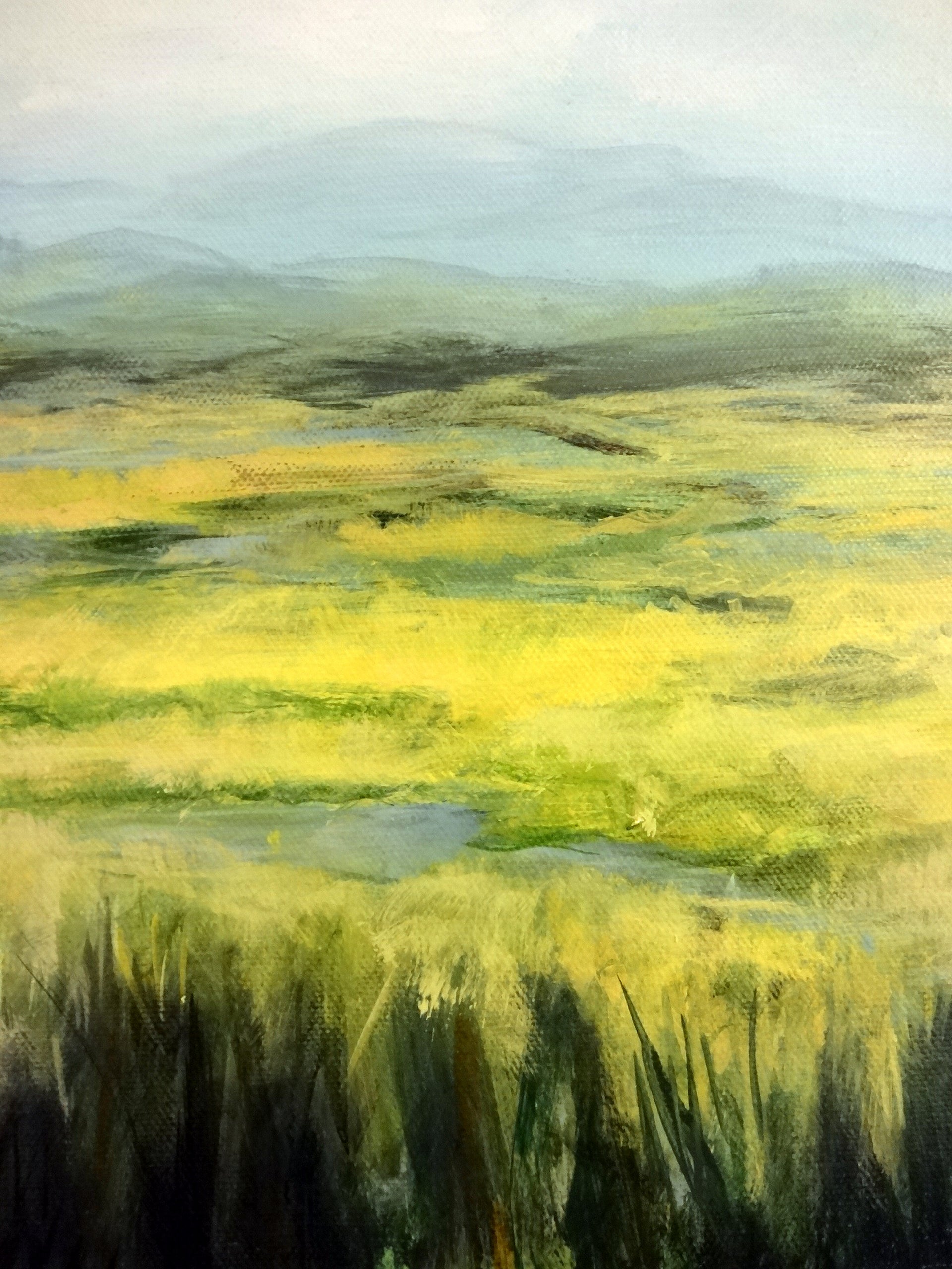 Distant Fields by Carole Moore - acrylic painting | UGallery