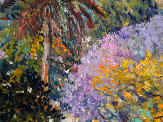 May in Los Angeles (Midday Landscape with Purple Acacia Tree) by Suren ...