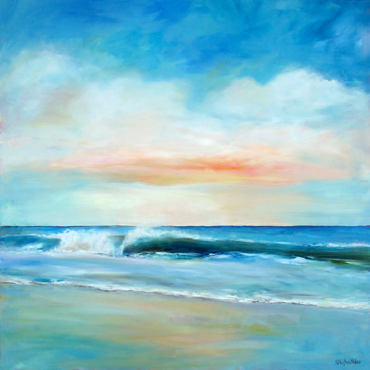 Daybreak Surf by Nancy Hughes Miller - oil painting | UGallery
