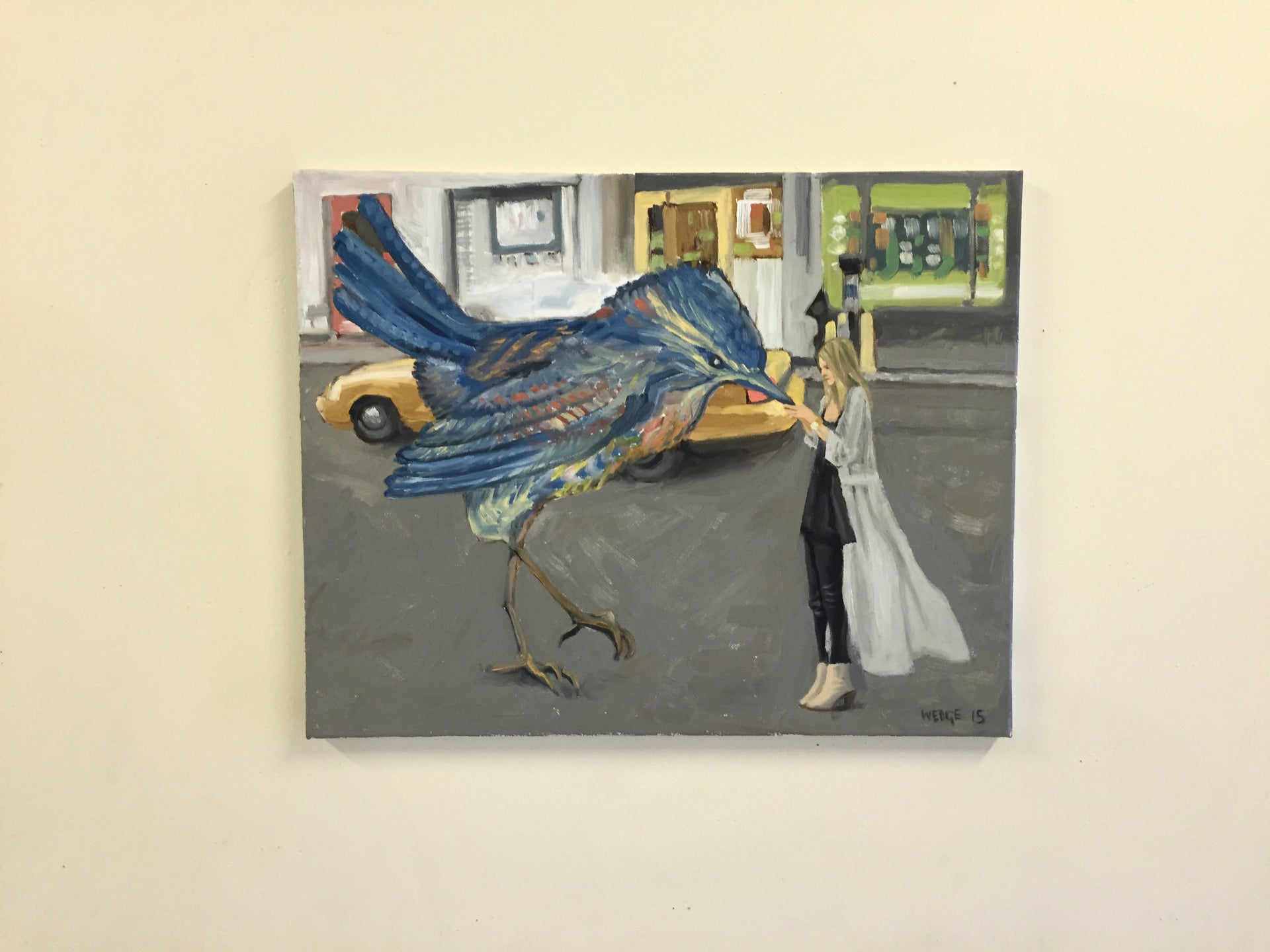Feeder by Michael Wedge - oil painting | UGallery