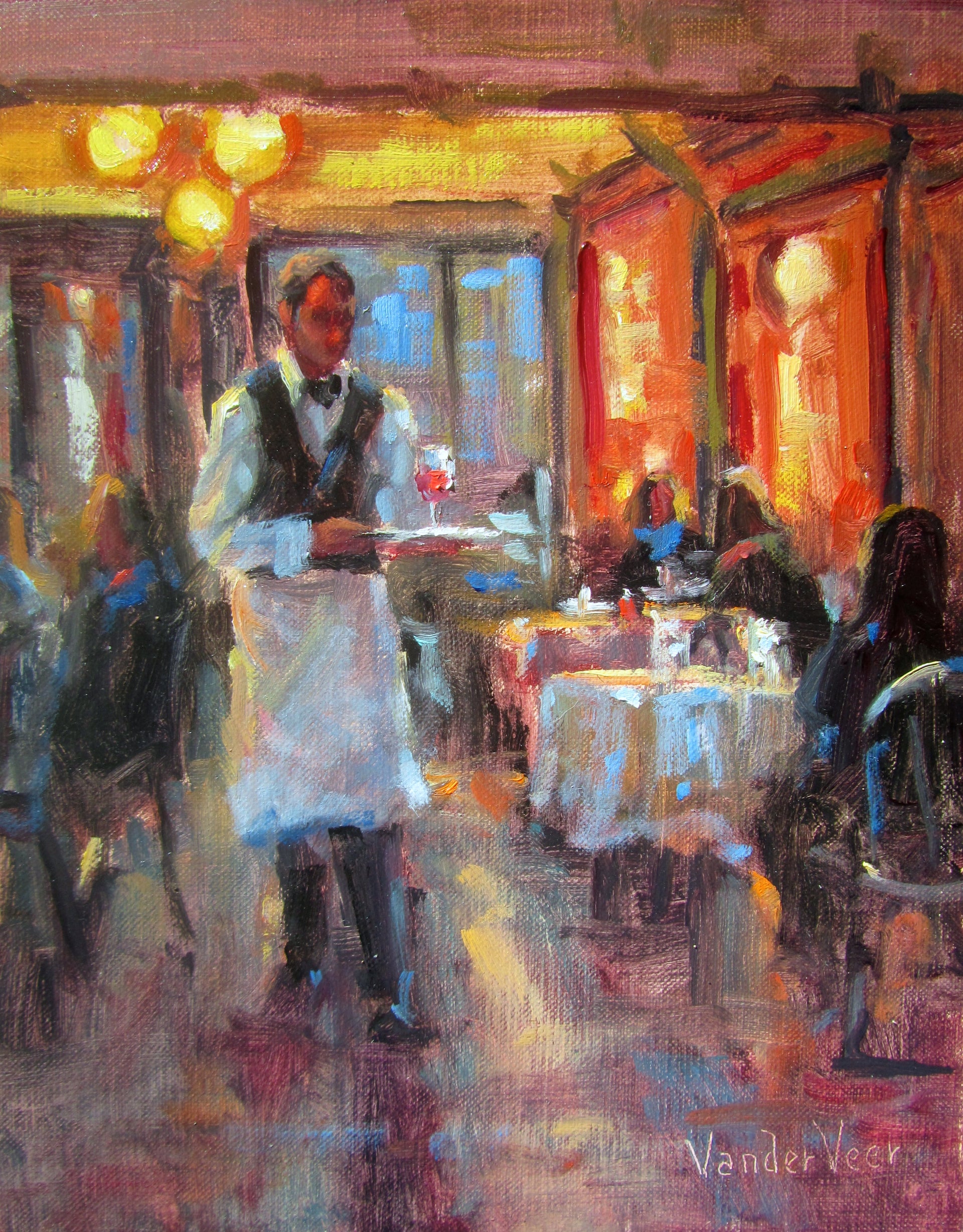 Another Late Night by Faye Vander Veer - oil painting | UGallery