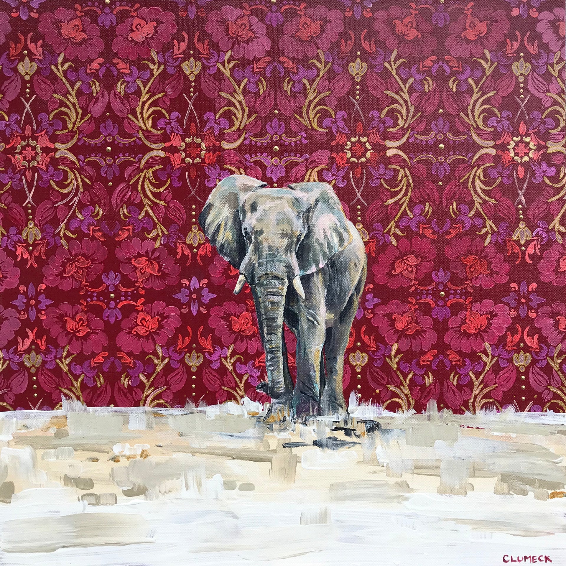 Opulence by Alana Clumeck - acrylic painting | UGallery
