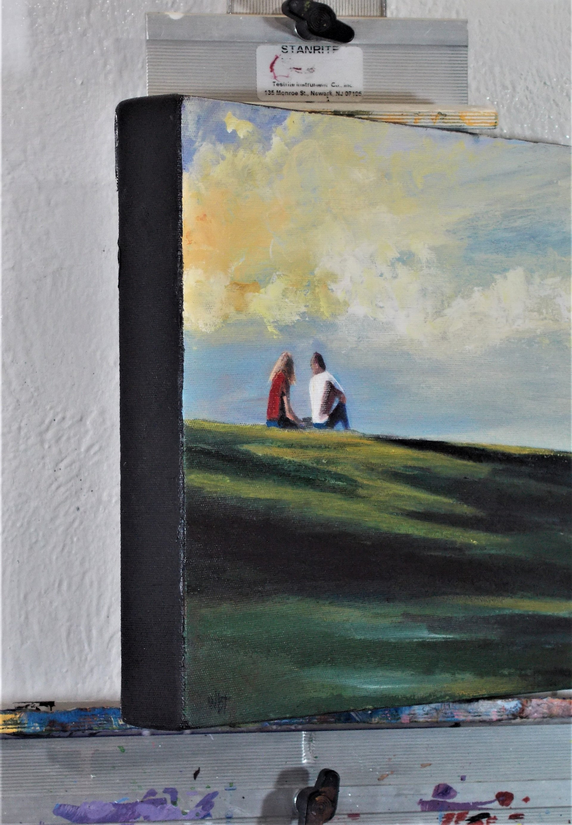 The Conversation by Benjamin Thomas - acrylic painting | UGallery