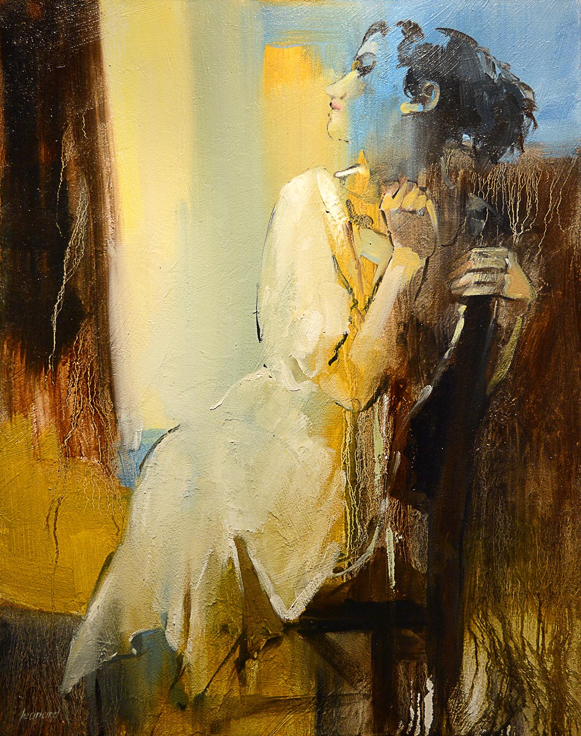 Blissful Awareness by Gary Leonard - oil painting | UGallery