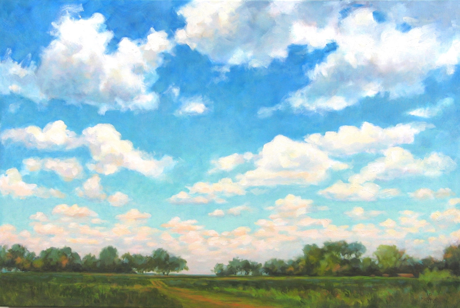 Blue Skies Smiling by Suzanne Massion - oil painting | UGallery