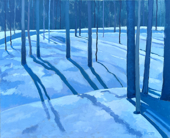 Winter Trees by Brian McCarty - oil painting | UGallery