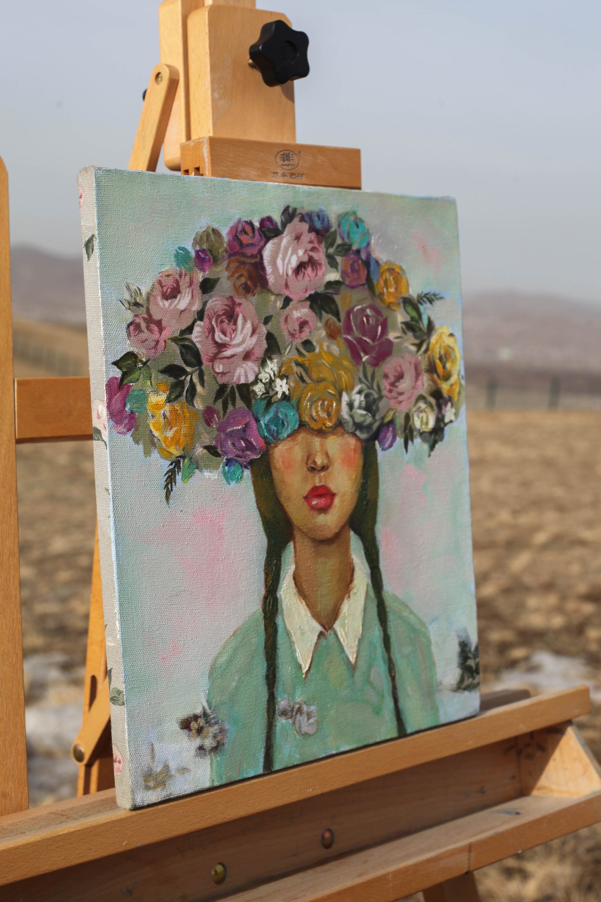 The Earth by Mika Burt - oil painting | UGallery