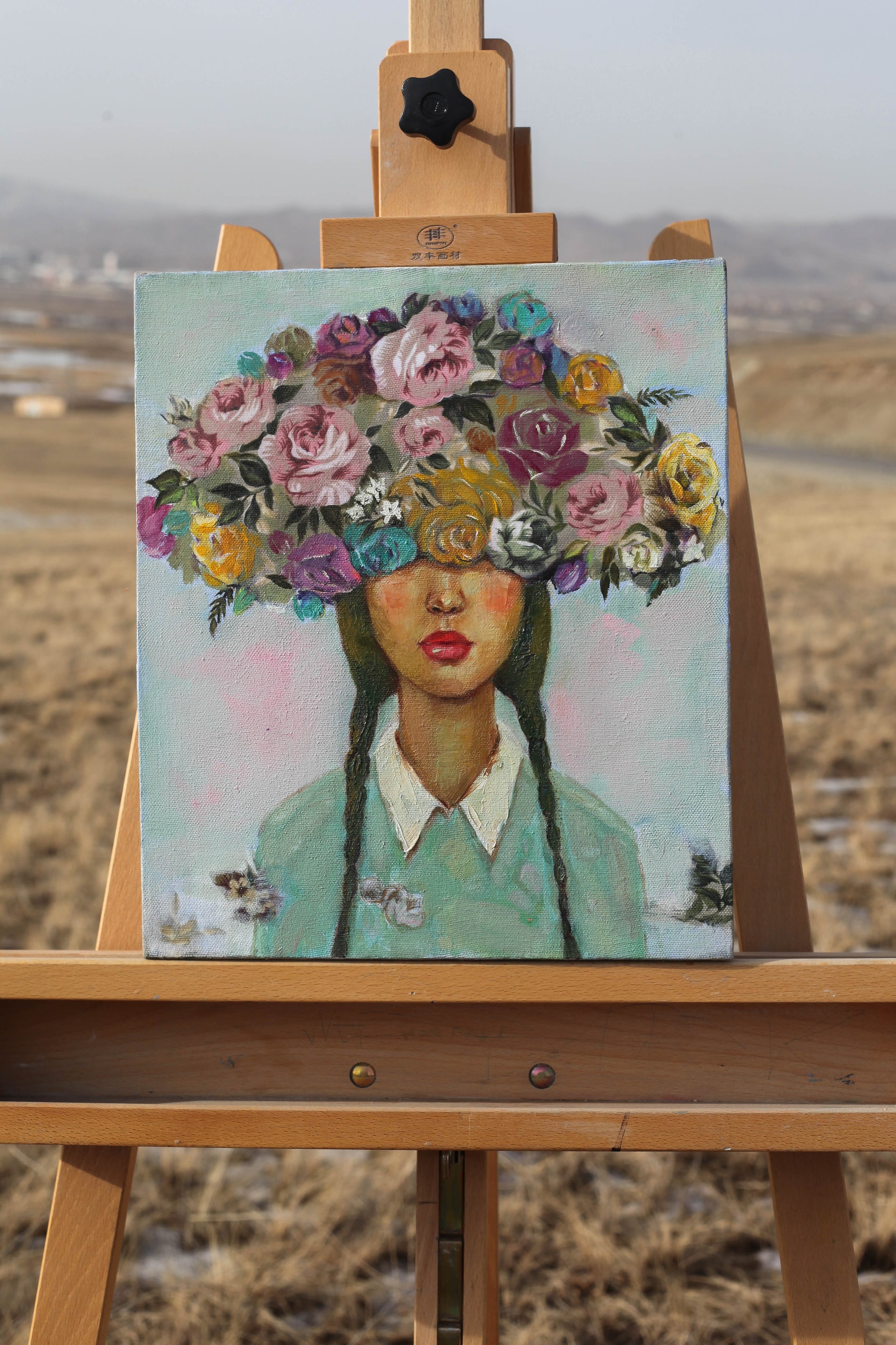 The Earth by Mika Burt - oil painting | UGallery