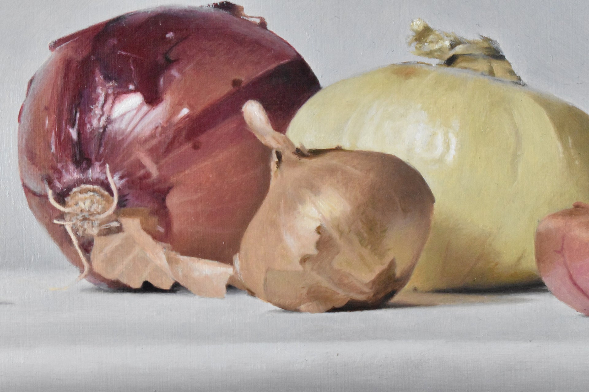 Alliums by Christopher Garvey - oil painting | UGallery