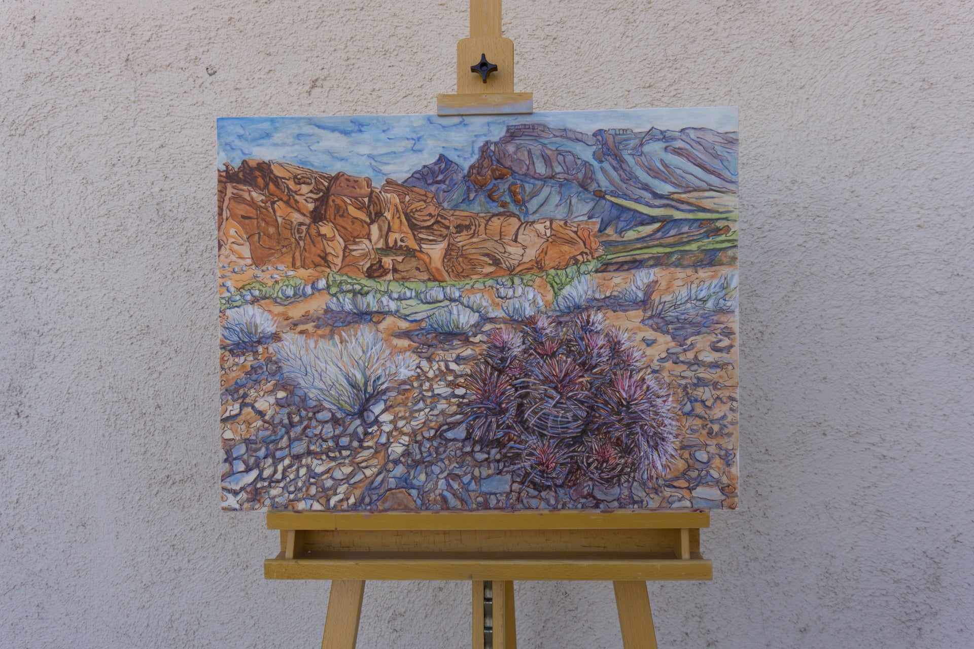 Redstone by Crystal DiPietro - watercolor painting | UGallery