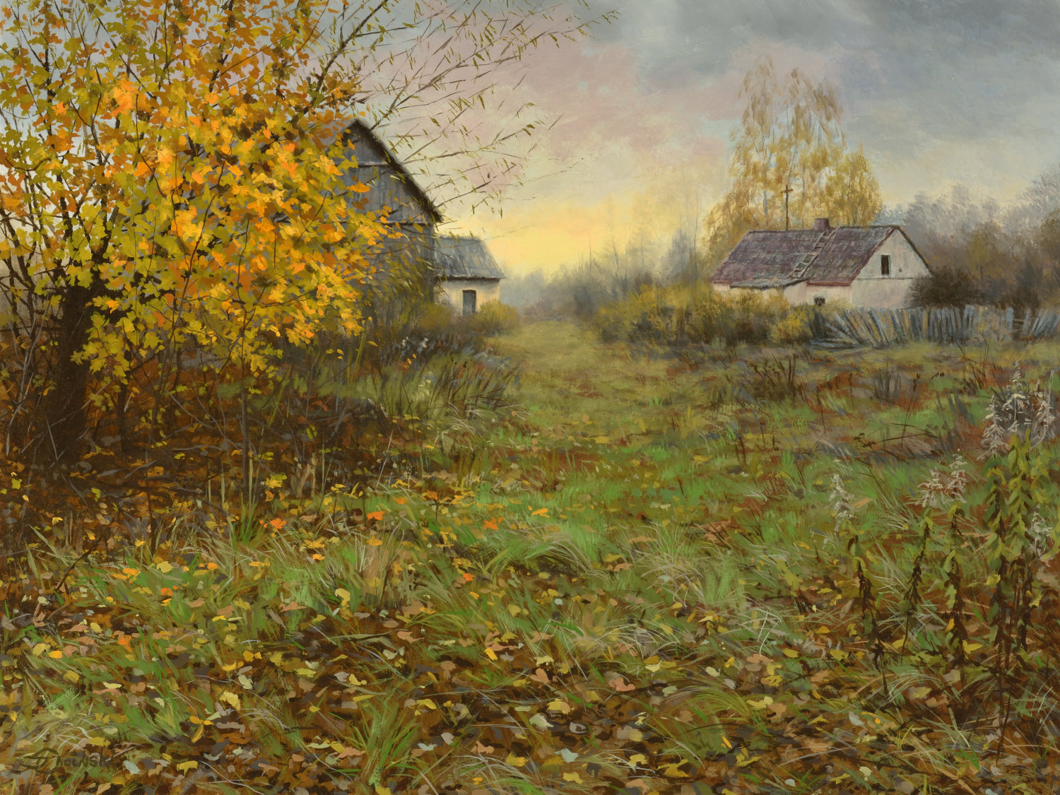 Almost Nobody Lives Here by Dariusz Choinski - oil painting | UGallery