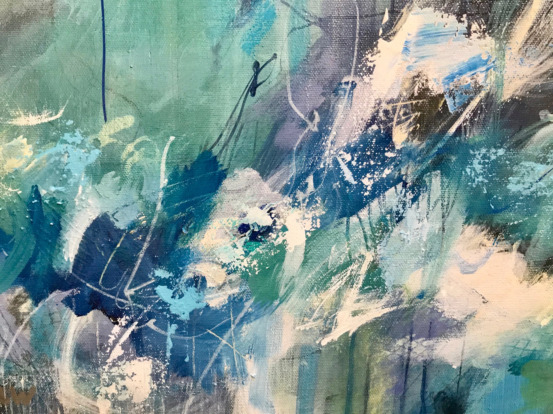 Cosmic Force by DL Watson - acrylic painting | UGallery