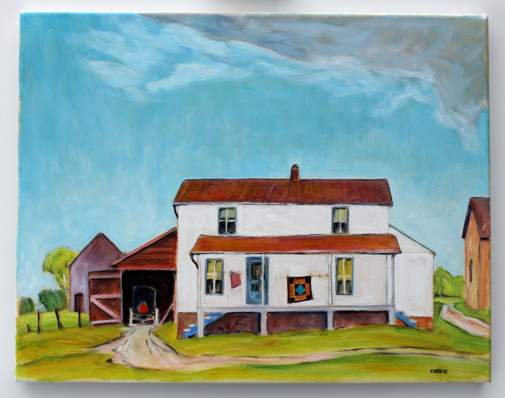 Amish Farmhouse by Doug Cosbie - oil painting | UGallery