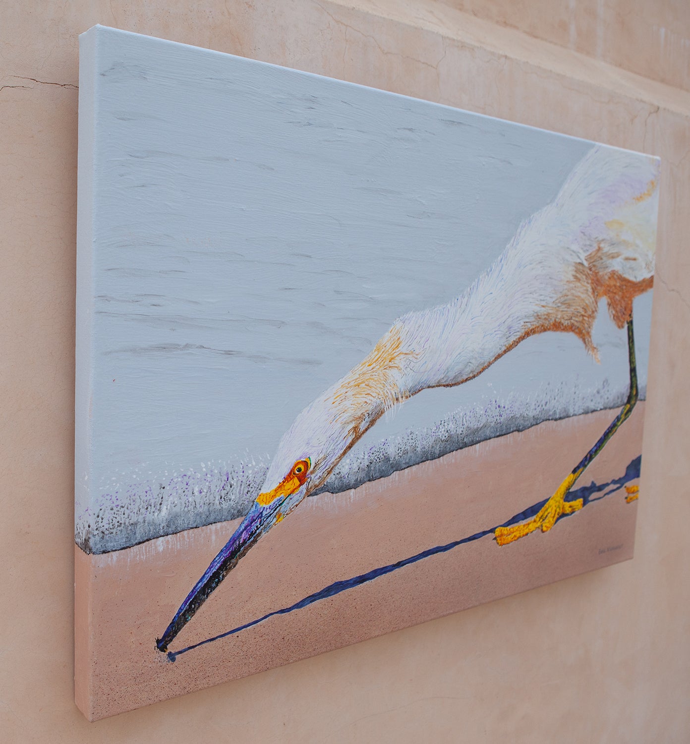 Great White Hunter by Emil Morhardt - acrylic painting | UGallery