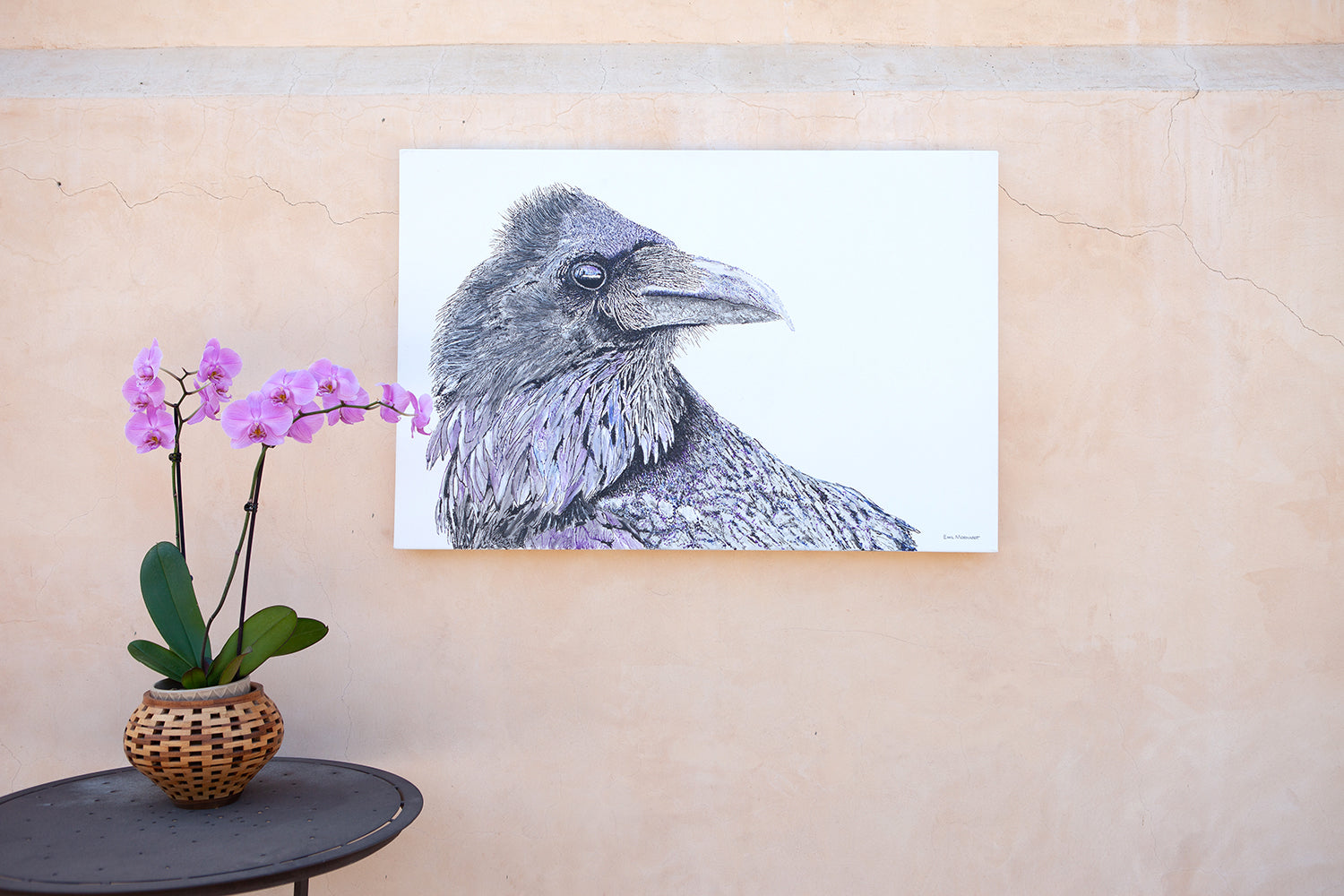 Raven Skeptic by Emil Morhardt - acrylic painting | UGallery