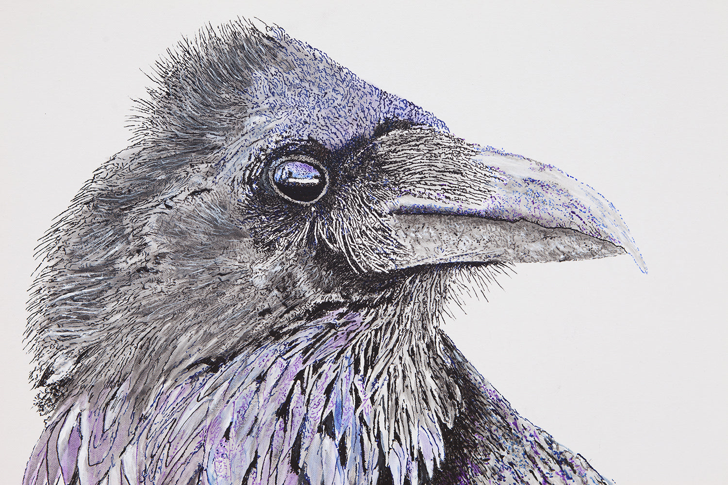 Raven Skeptic by Emil Morhardt - acrylic painting | UGallery