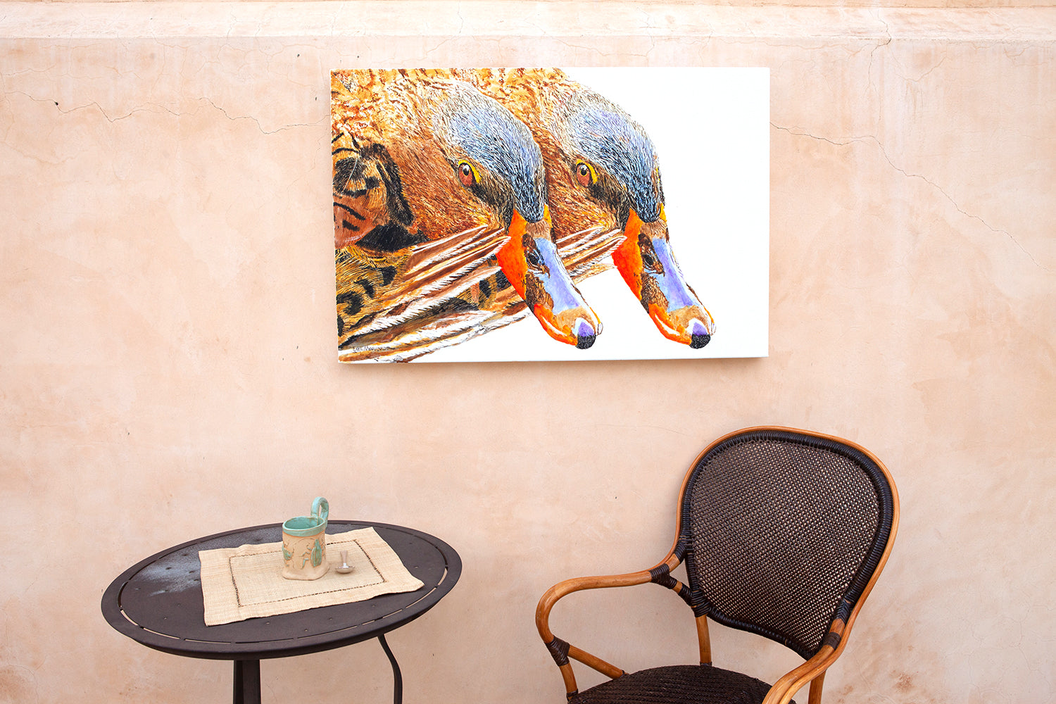 The Coy Miss Mallards by Emil Morhardt - acrylic painting | UGallery